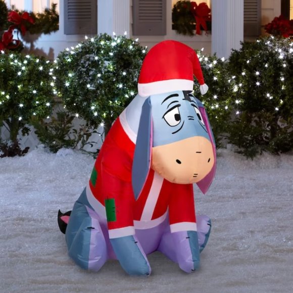 Disney | Holiday | 35 Ft Eeyore Led Airblown Inflatable Christmas Light ...